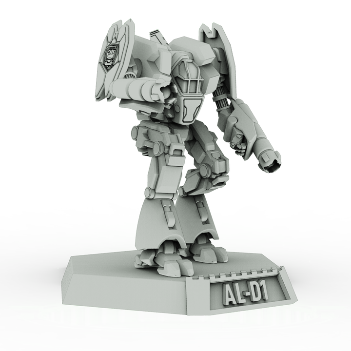 3D Printable Battletechnology Alfar AL-D1 Dark Elf by Mark Hazell