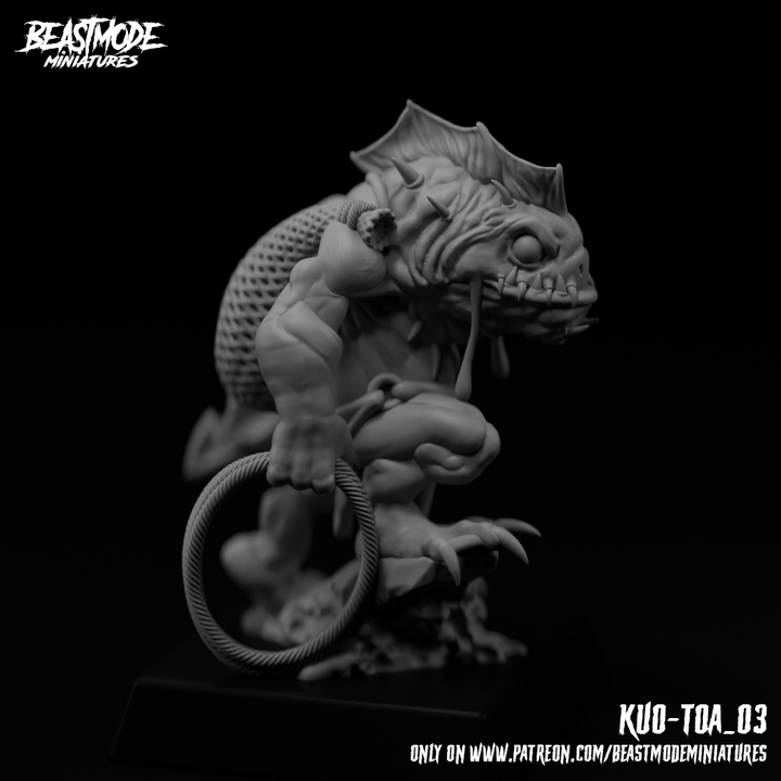 3D Printable Kuo-Toa_03 by Beastmode Miniatures