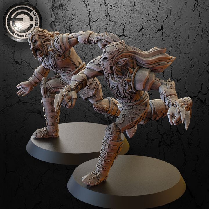 3D Printable SWIFTBLADE TWINS by Fran Cantos Designs