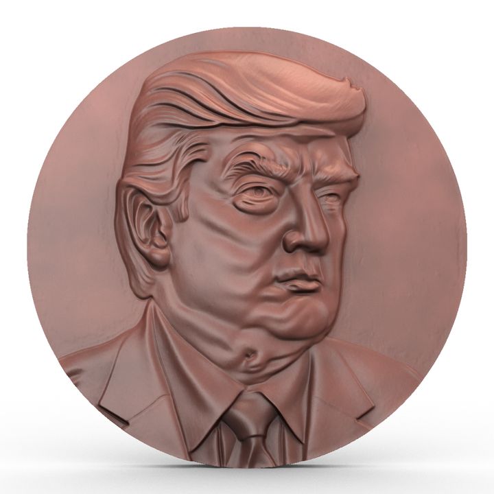 3D Printable Donald Trump by 1xMerch