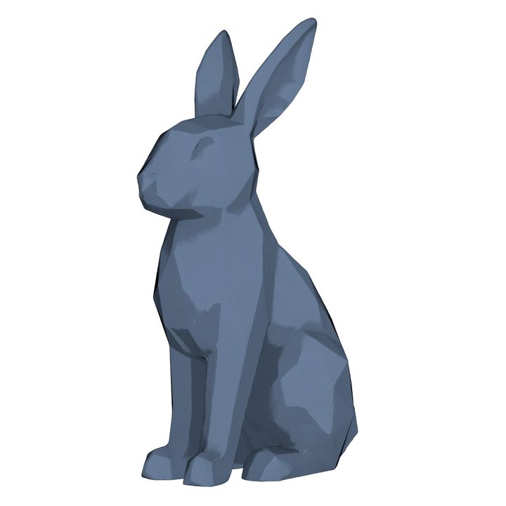 3D Printable Low Poly Bunny by 1xMerch