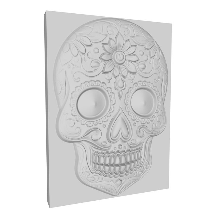 3D Printable Sugar Skull by 1xMerch
