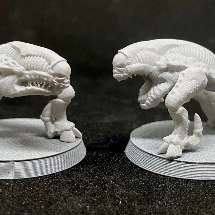 3D Printable Horde of Gigeresque Tadpoles ( 18 ) by DrakessonDesign
