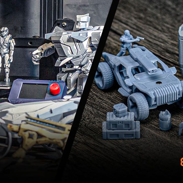 3D Printable Mech T1 miniature by Kmech Mini