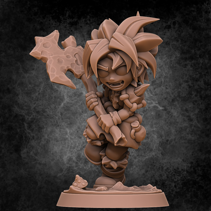 3D Printable Drogan Ironhide, human berserker by Deathpunk Studio