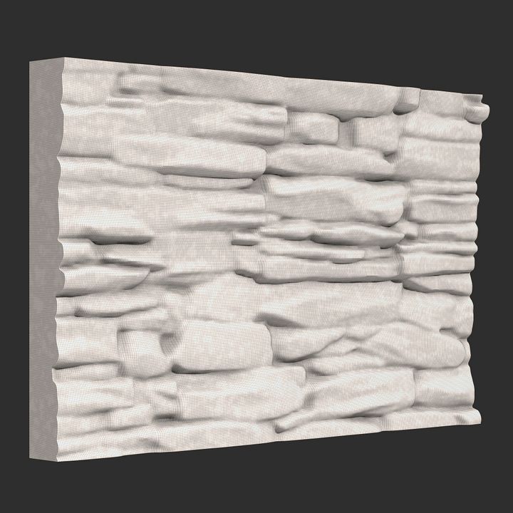 3D Printable Stone Wall 375 by 1xMerch