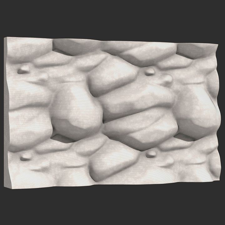 3D Printable Stone Wall 376 by 1xMerch
