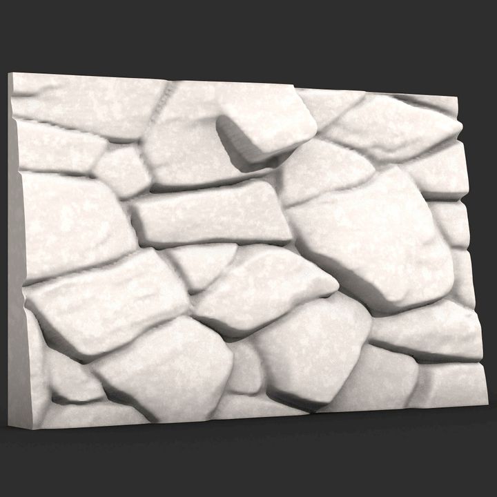 3D Printable Stone wall 379 by 1xMerch