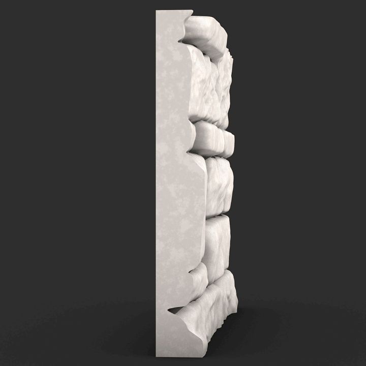 3D Printable Stone Wall 380 by 1xMerch