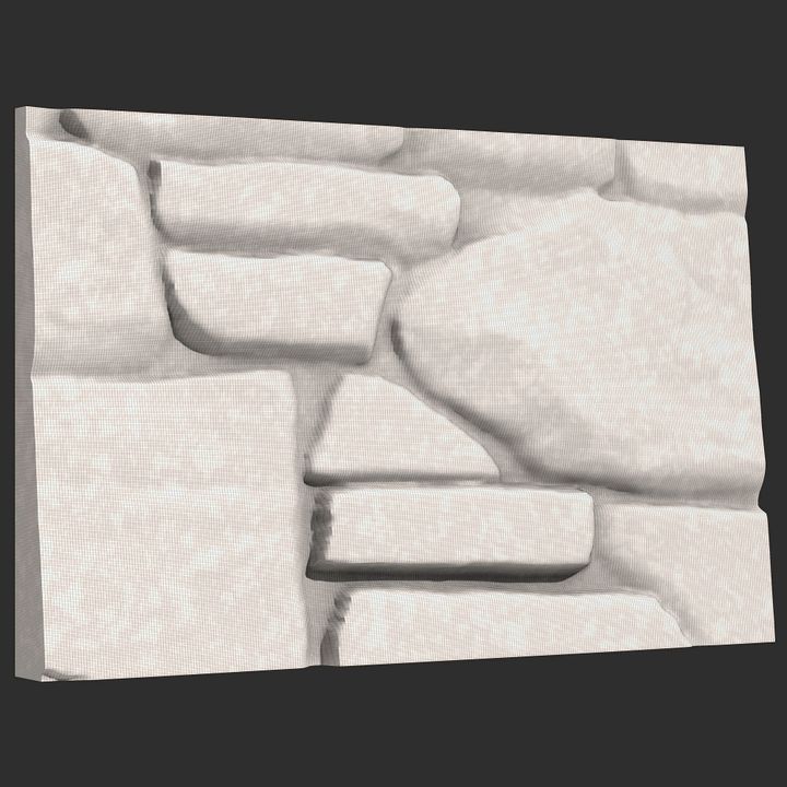 3D Printable Stone Wall 381 by 1xMerch