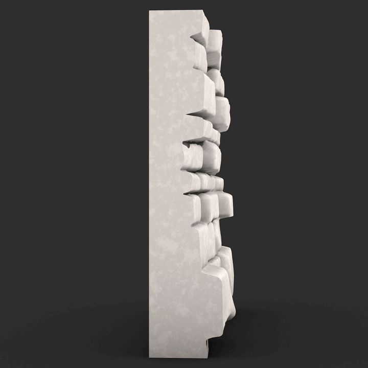 3D Printable Stone Wall 382 by 1xMerch