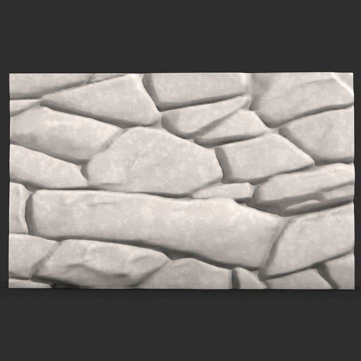 3D Printable Stone Wall 394 by 1xMerch