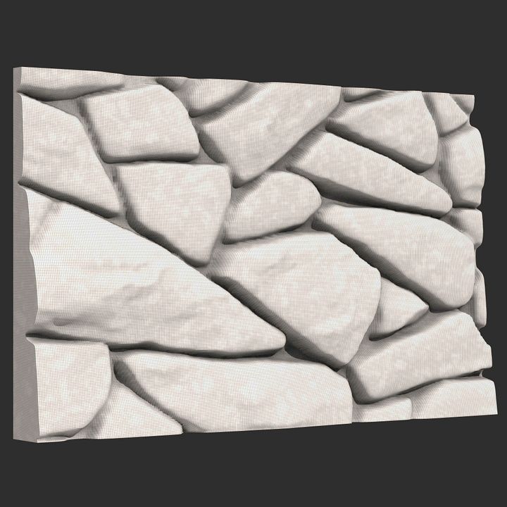3D Printable Stone Wall 395 by 1xMerch
