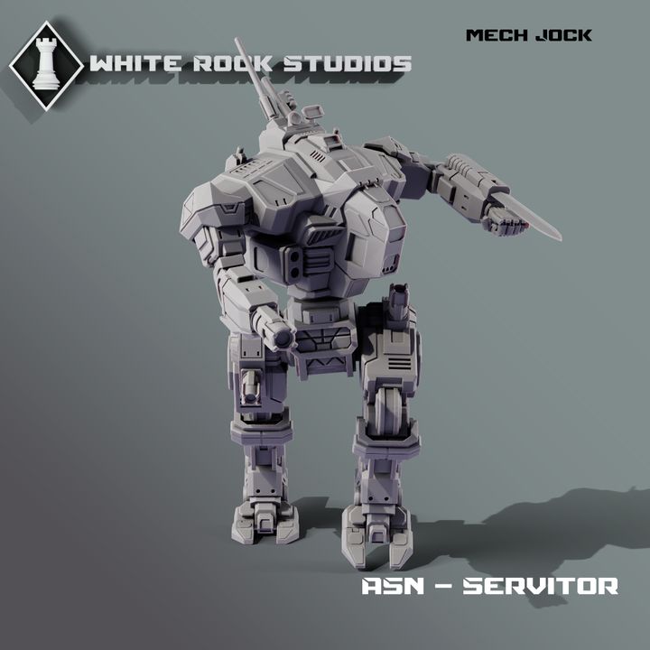 3D Printable American Mecha - ASN Hired Killer - Mech Jock by White ...