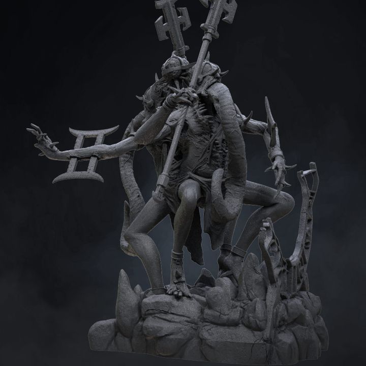 3D Printable GEMINI - 32 and 75 mm by Necropunks Miniatures