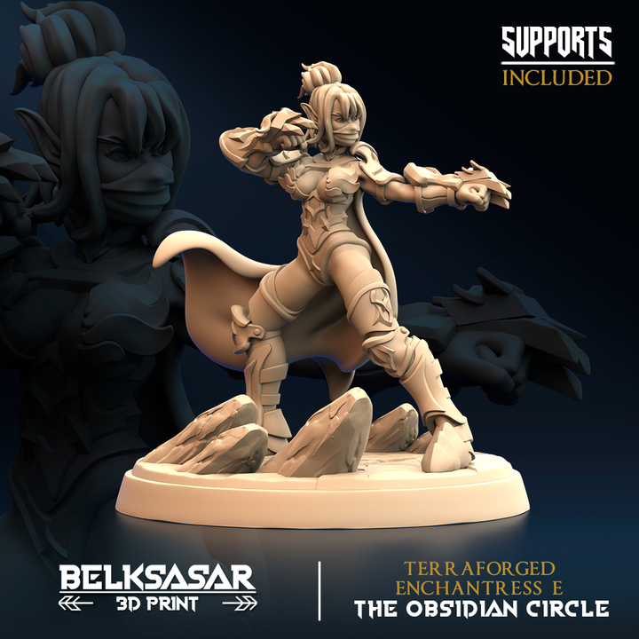 3D Printable The Obsidian Circle - Knight by Belksasar