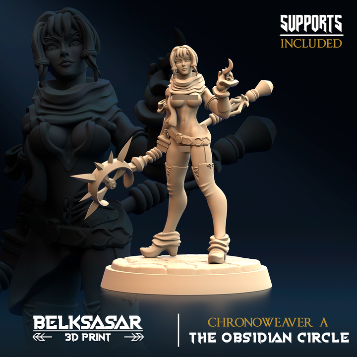 3D Printable The Obsidian Circle - Crusader by Belksasar
