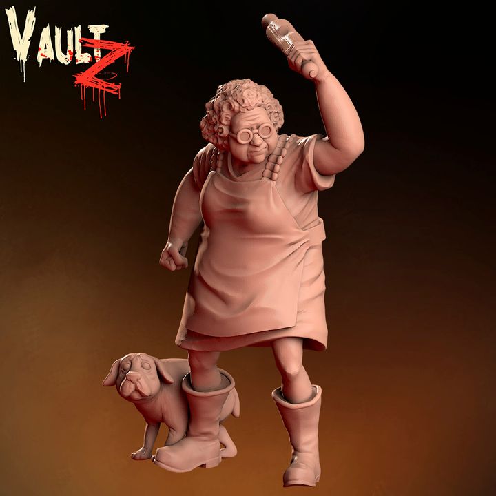 3D Printable Lady Country by Vaultz Miniatures