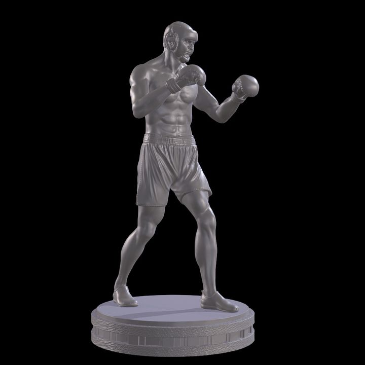 3D Printable MMA Fighter for 3D Print by Andryuha1981