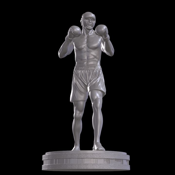 3D Printable MMA Fighter for 3D Print by Andryuha1981