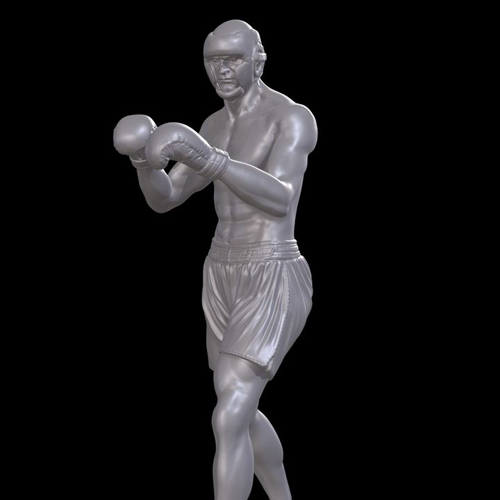 3D Printable MMA Fighter for 3D Print by Andryuha1981