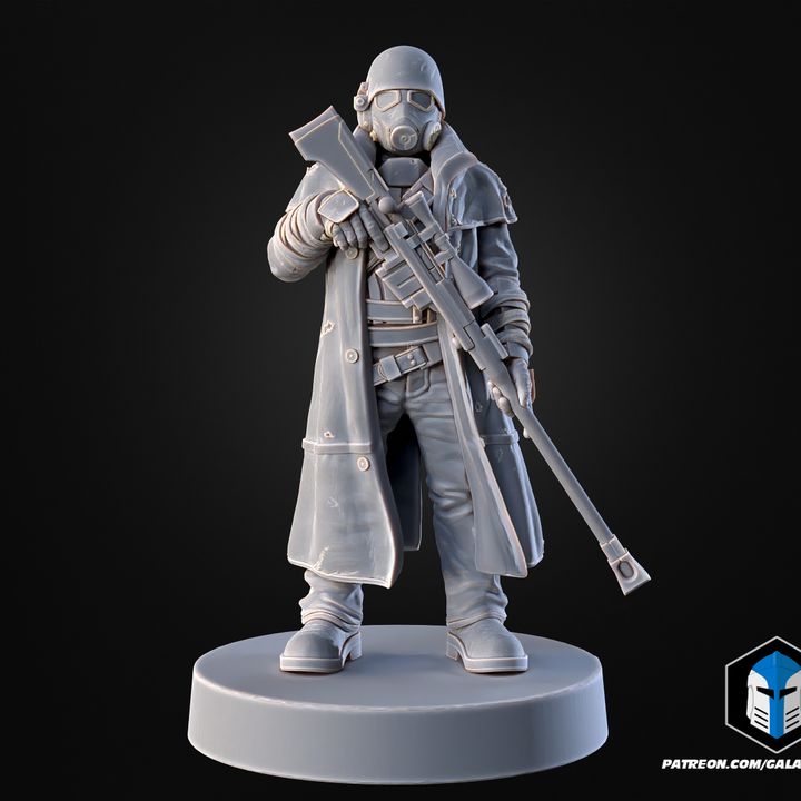 3D Printable NCR Ranger Miniatures - 3D Print Files by Galactic Armory