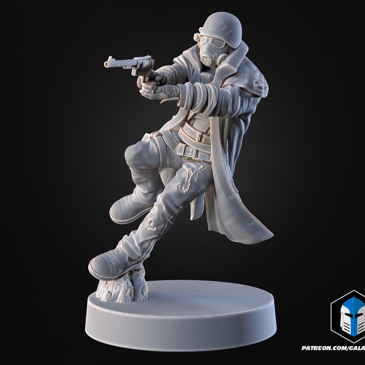 3D Printable NCR Ranger Miniatures - 3D Print Files by Galactic Armory