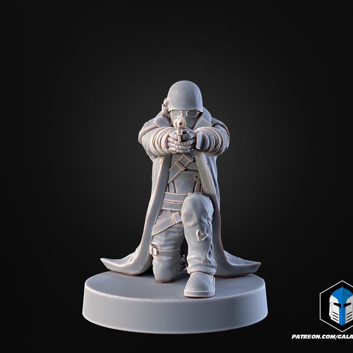 3D Printable NCR Ranger Miniatures - 3D Print Files by Galactic Armory