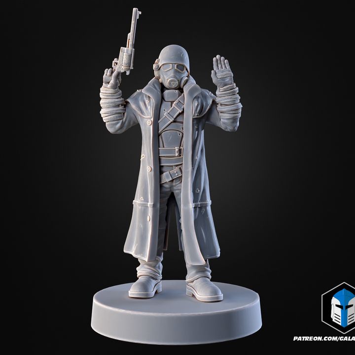 3D Printable NCR Ranger Miniatures - 3D Print Files by Galactic Armory