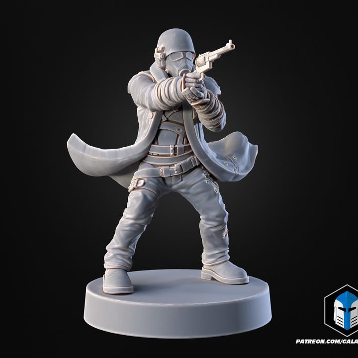 3D Printable NCR Ranger Miniatures - 3D Print Files by Galactic Armory