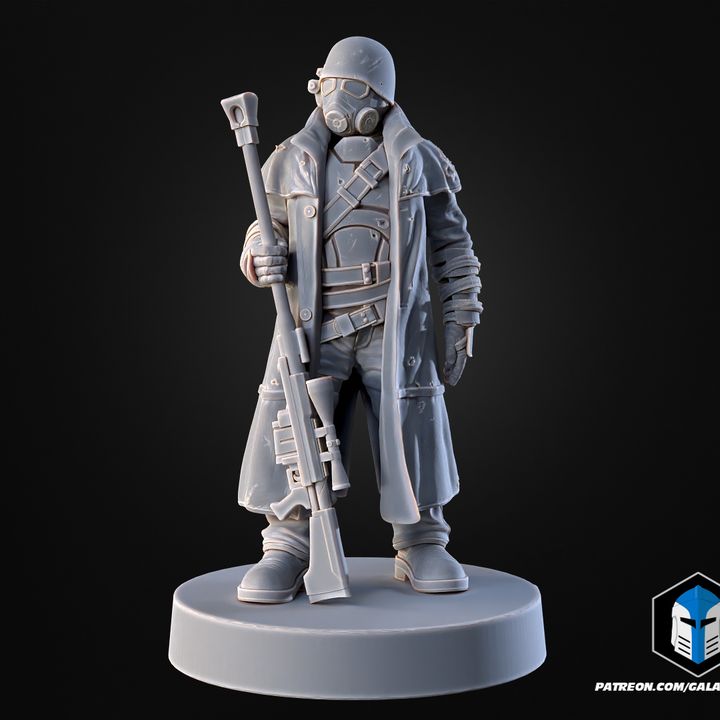 3D Printable NCR Ranger Miniatures - 3D Print Files by Galactic Armory