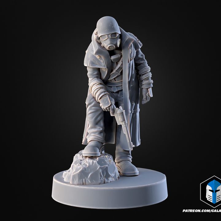 3D Printable NCR Ranger Miniatures - 3D Print Files by Galactic Armory