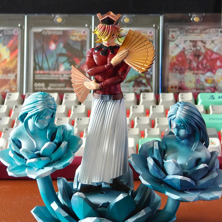 3D Print of Doma, Upper moon 2 demon slayer by DragonGateTavern