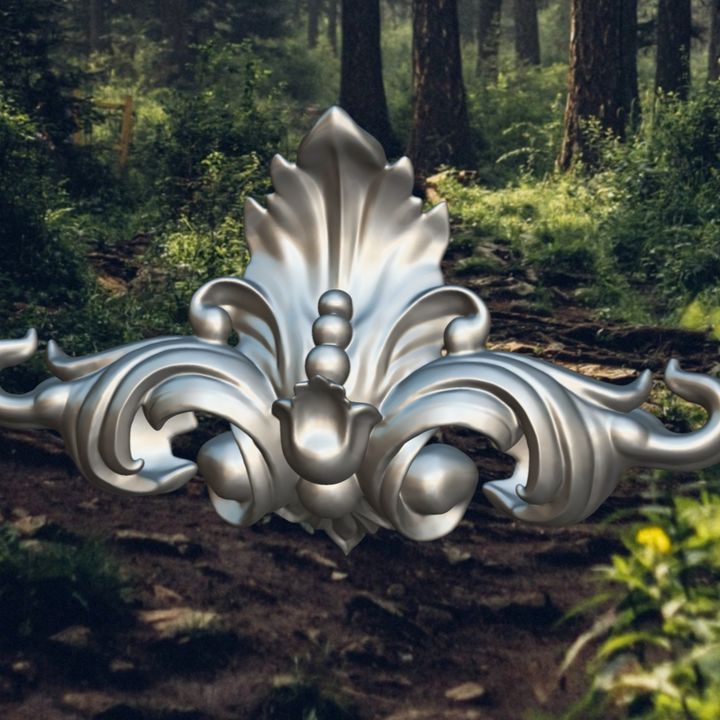 3D Printable Baroque Rococo Ornamental Elegant Decorative by david martin