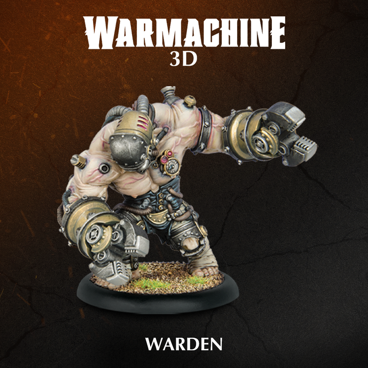 3D Printable WARMACHINE 3D - Warden by WARMACHINE 3D