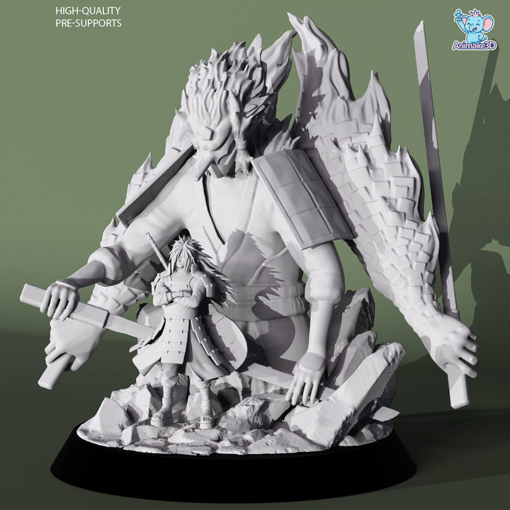 3D Printable Madara Uchiha by lucky