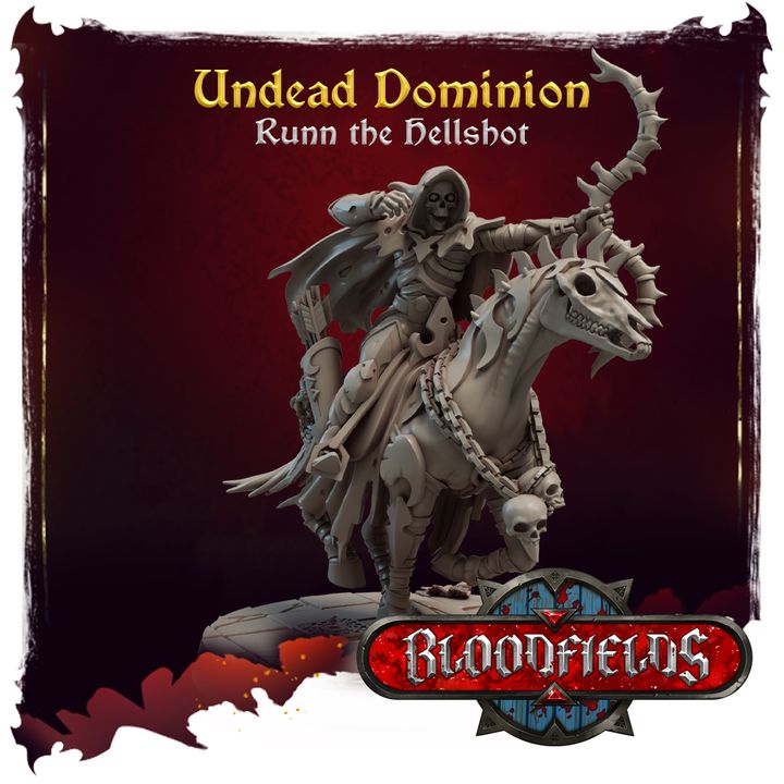 3D Printable Undead Dominion - Runn the Hellshot - Additional ...