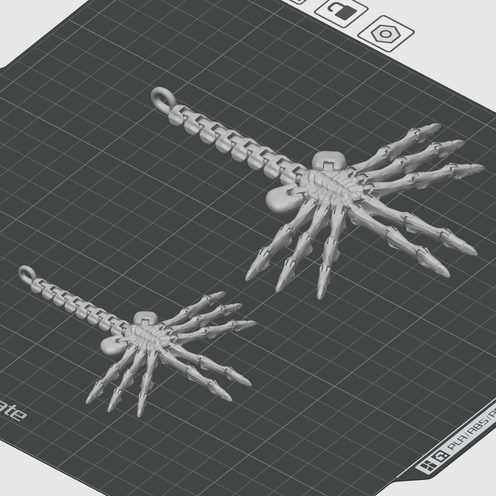 3D Printable Alien Dragon & Facehugger - Articulated - 3D print STL and ...