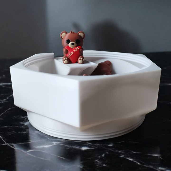 3D Printable Hexagonal storage container set by BT3D&DeusCat