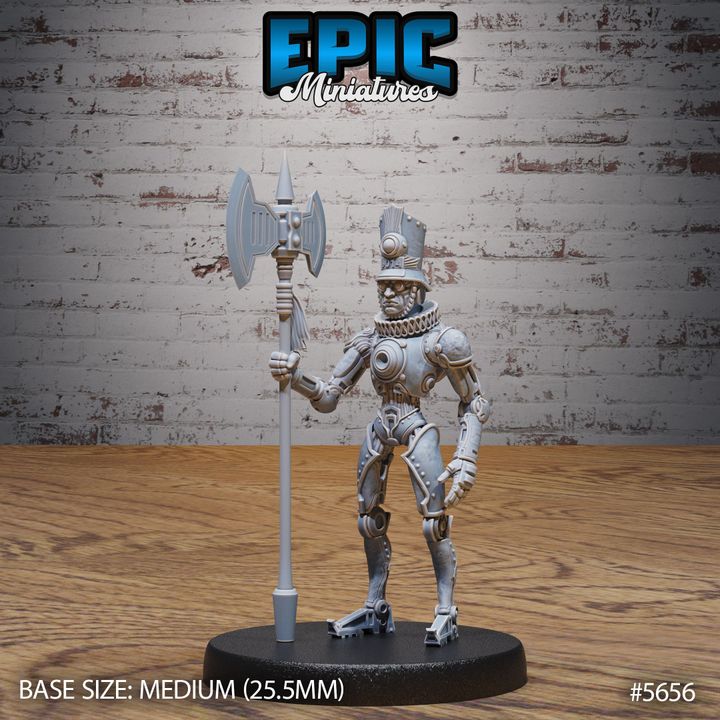 3D Printable Automaton Guard Set / Steam Warrior / Steampunk Machine ...