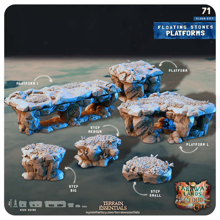 3D Printable Cloud City Terrain Set (Pre-Supported) by Terrain ...