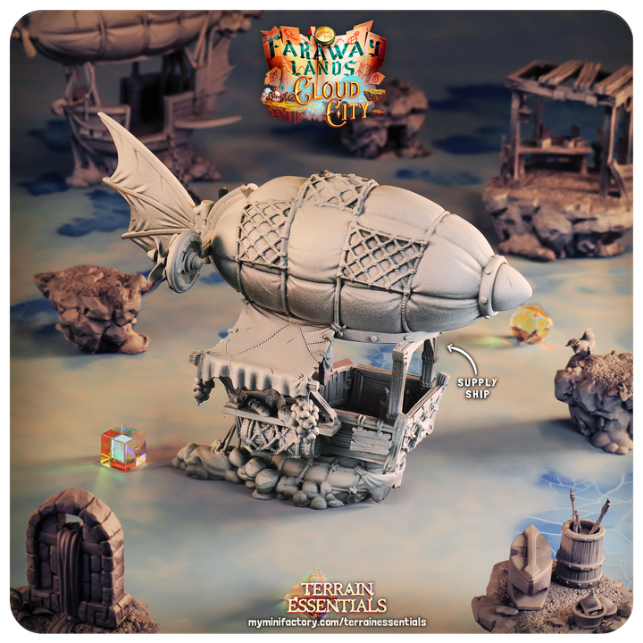 3D Printable Cloud City Terrain Set (Pre-Supported) by Terrain ...