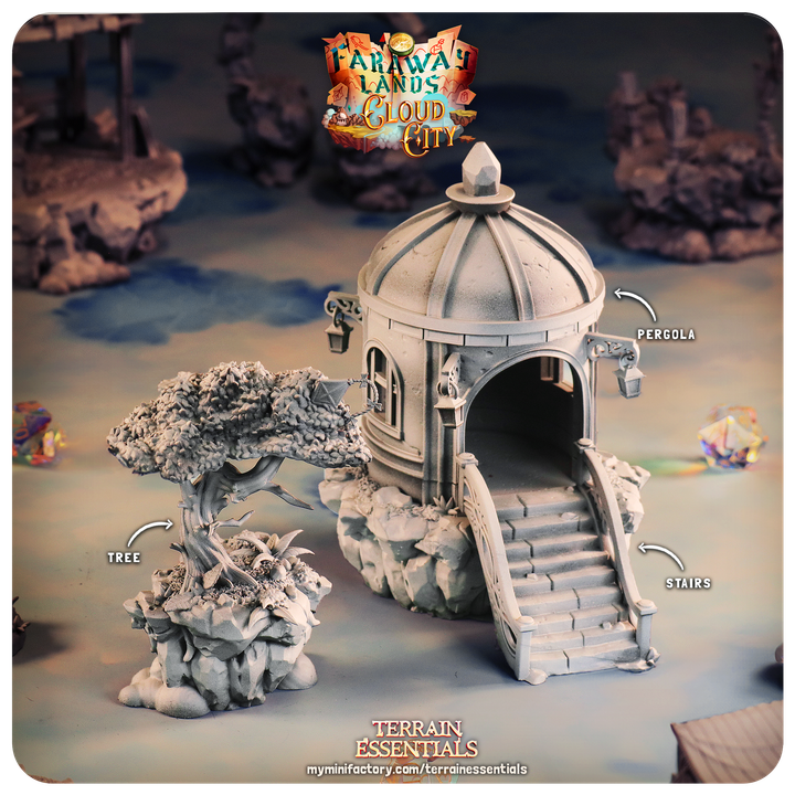 3D Printable Cloud City Terrain Set (Pre-Supported) by Terrain ...