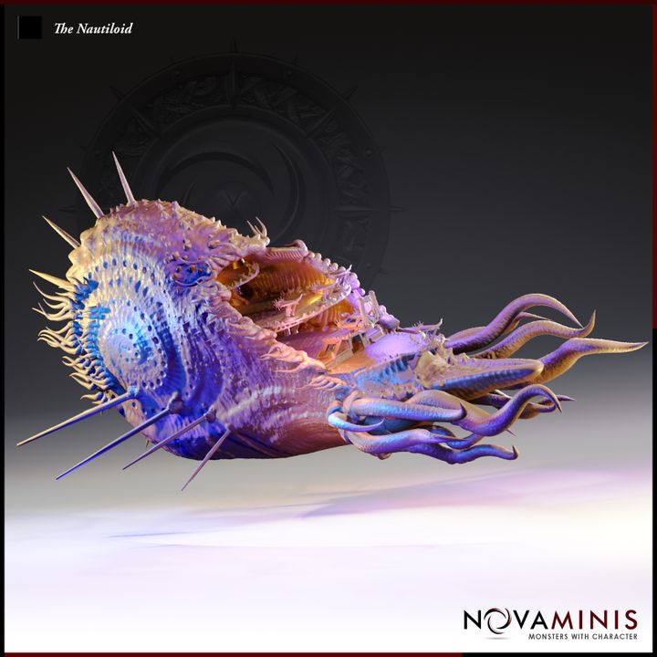 3D Printable The Nautiloid by NovaMinis