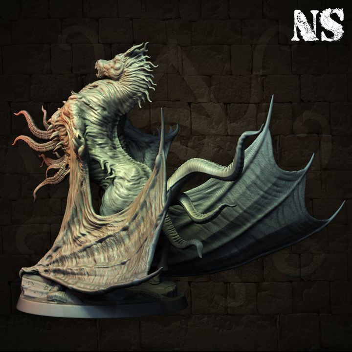 3D Printable Shantak by NS Miniatures