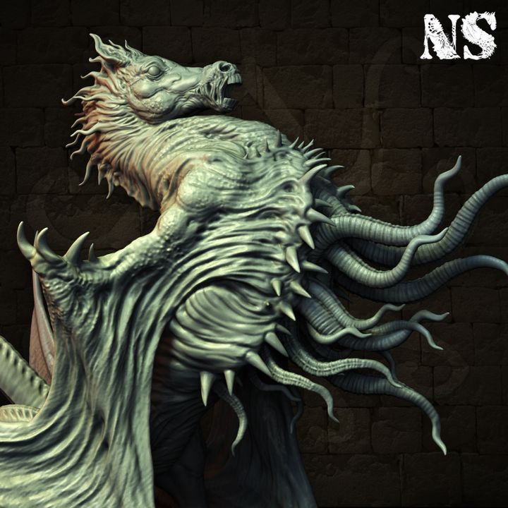 3D Printable Shantak by NS Miniatures