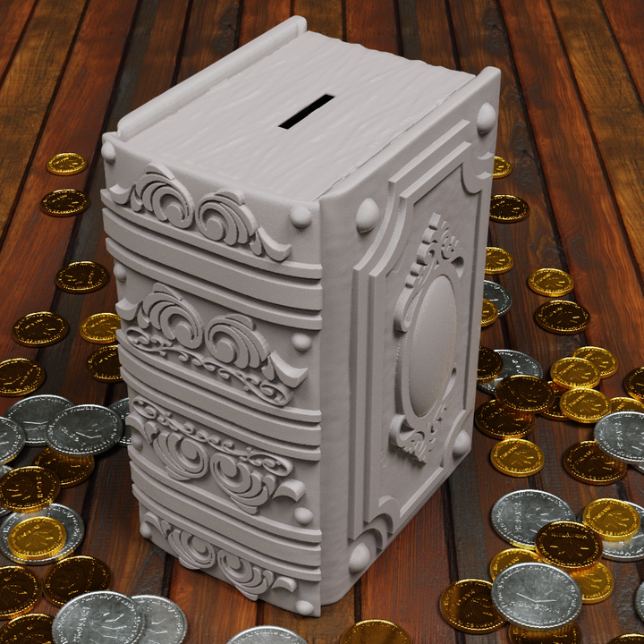 3D Printable The great fantasy money boxes by Crosslances