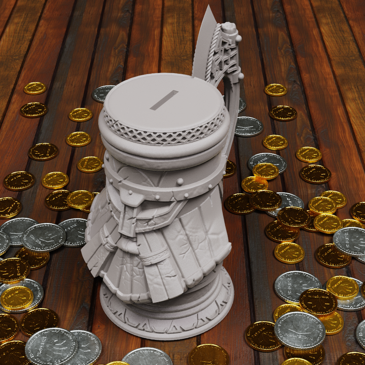 3D Printable The great fantasy money boxes by Crosslances
