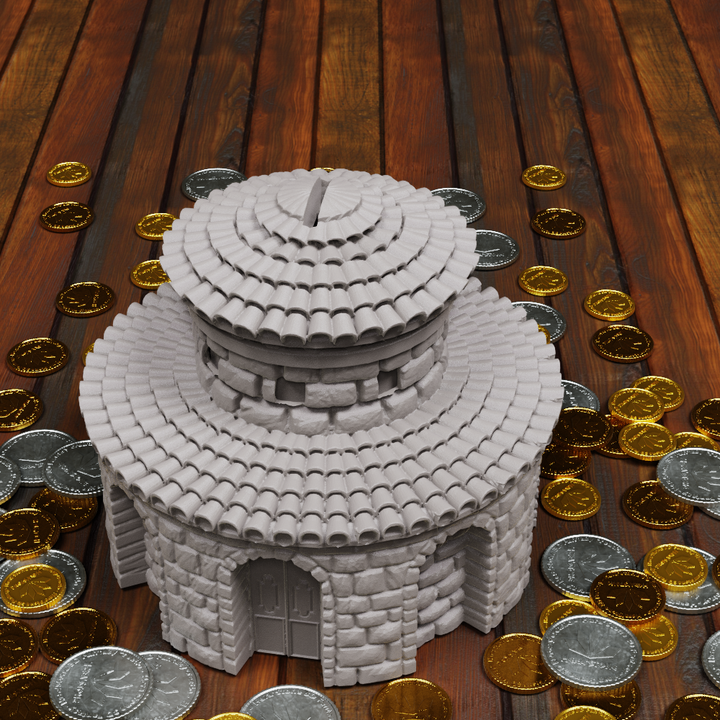 3D Printable The great fantasy money boxes by Crosslances
