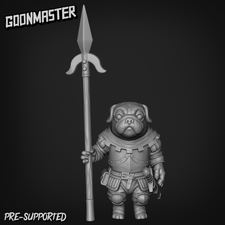3D Printable Battle Pug 9 by Goon Master